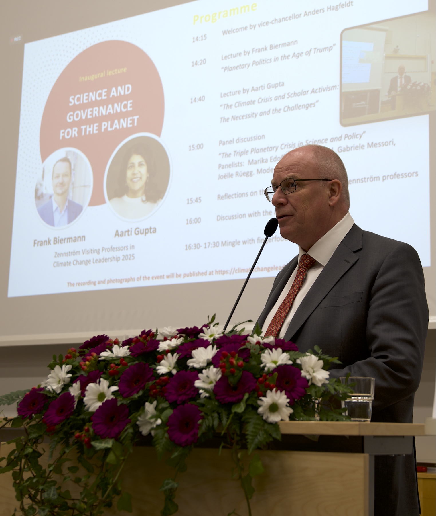 Inaugural lecture Aarti Gupta and Frank Biermann - Climate Change ...